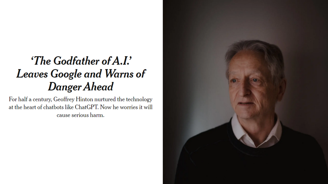'Godfather of AI' warns about dangers of his technology - Press Review
